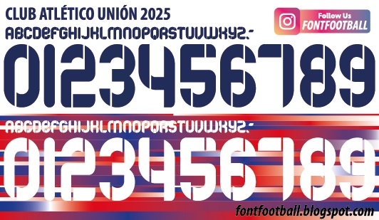 Font Vector Club Atlético Unión 2025 kit - FONT FOOTBALL BLOGSPOT ...