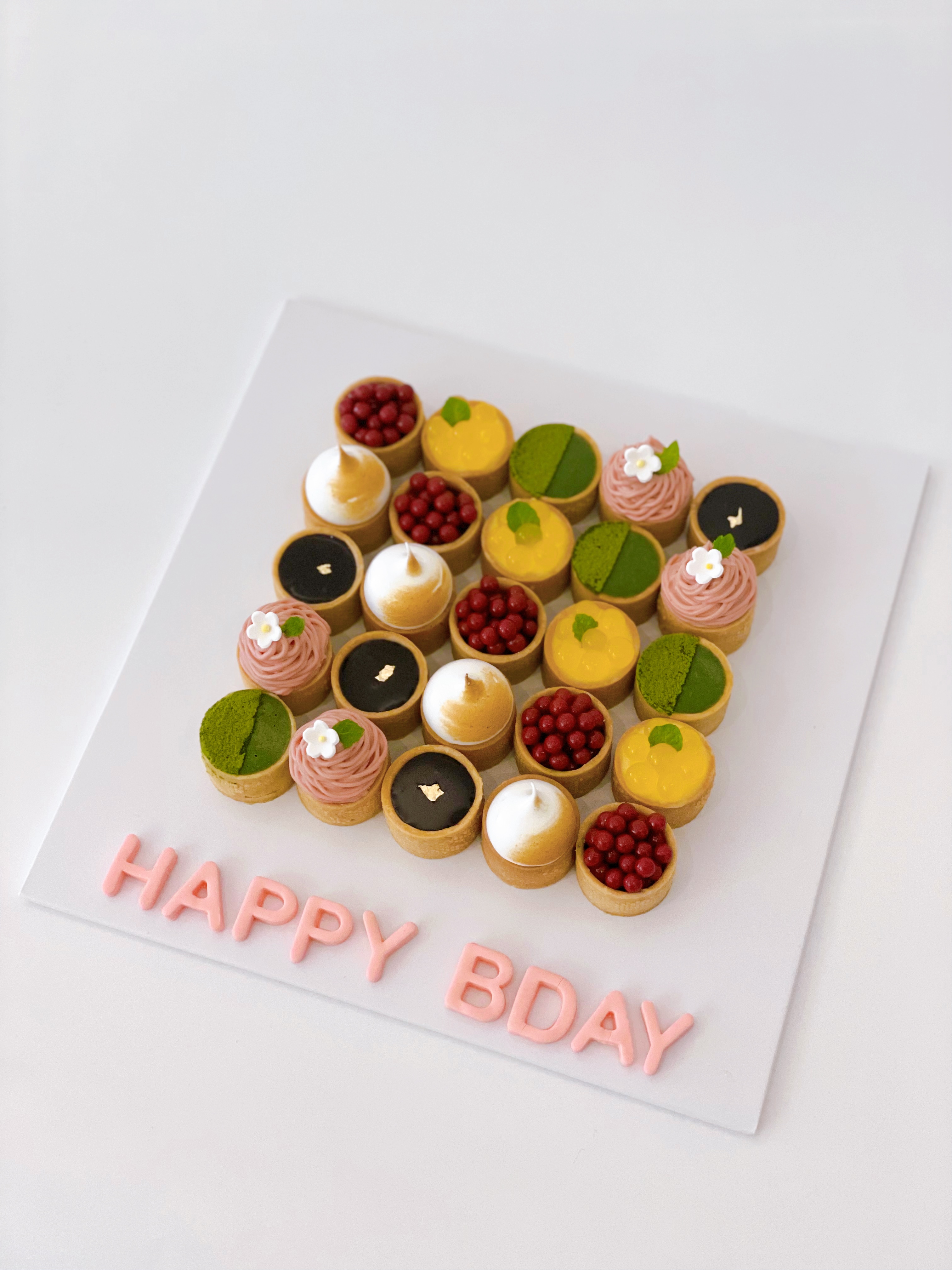 Happy Birthday Petite Tarts - LA VIE Cake Lab | Take App