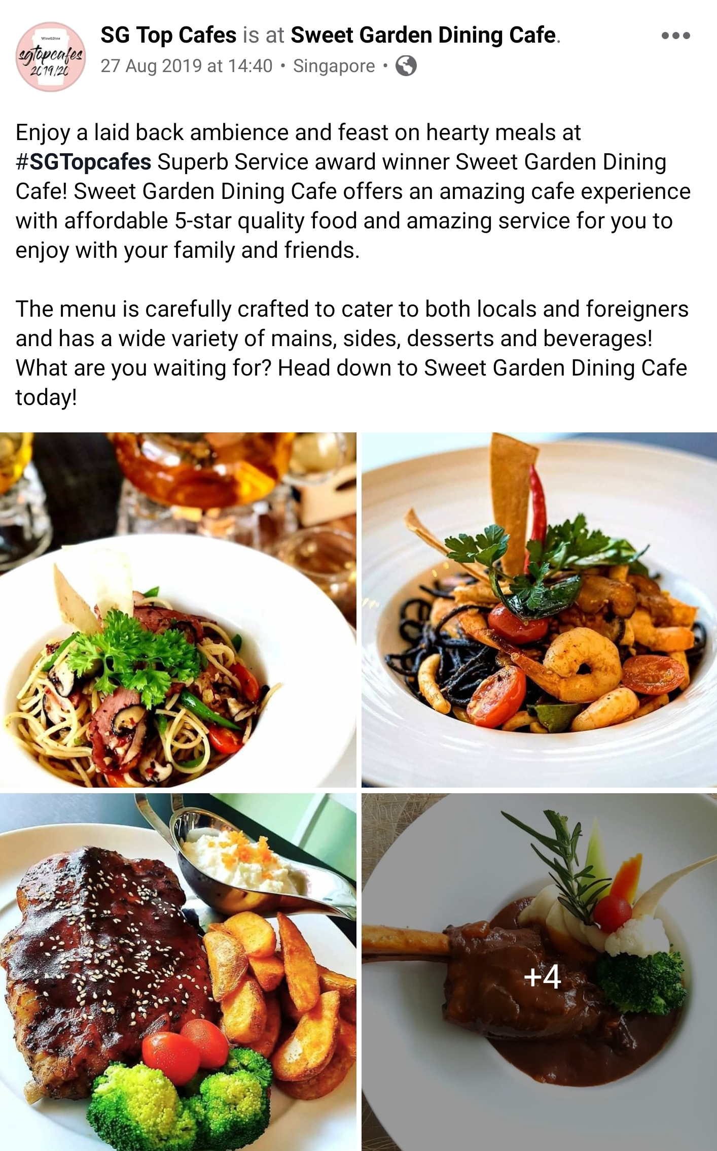 Sweet Garden Dessert Cafe Singapore | Fasci Garden