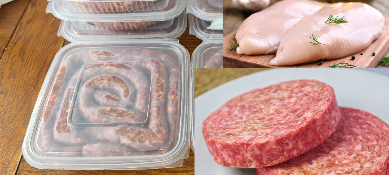 Burger Patty, Boere Wors, Free Range Chicken Fillet Combo - JWM Meat ...