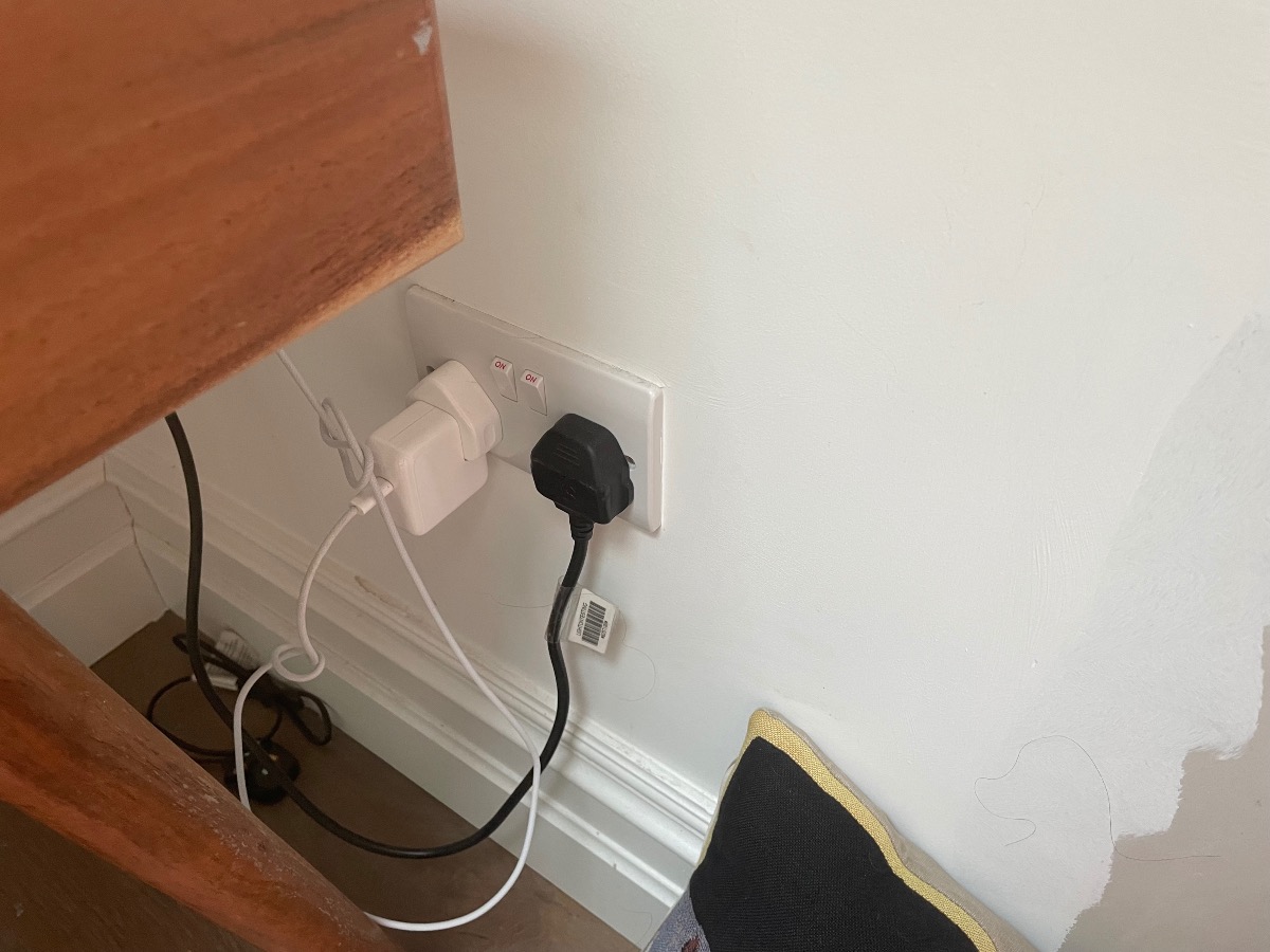 Remove Socket from attic wall ASAP - €80