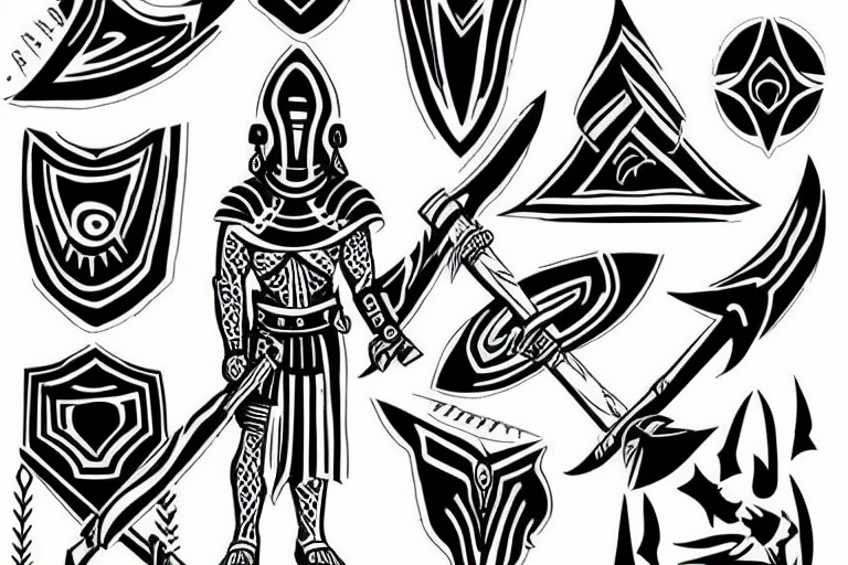 Spartan Tribal Tattoos