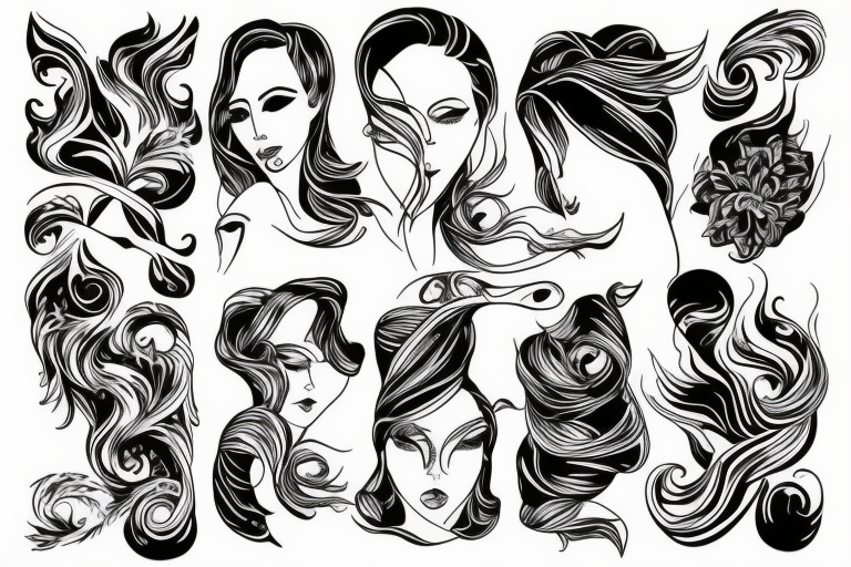Abstract Tattoo Ideas | TattoosAI