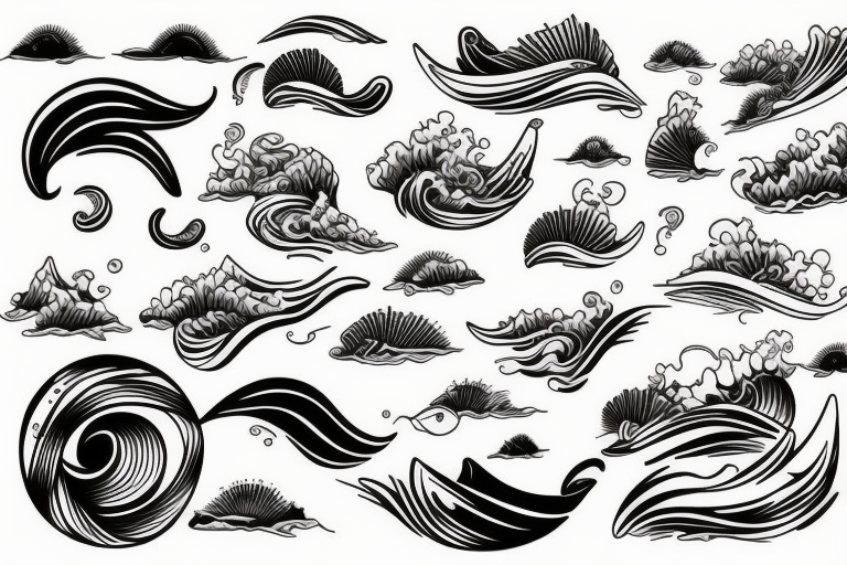 Ocean Waves Tattoo