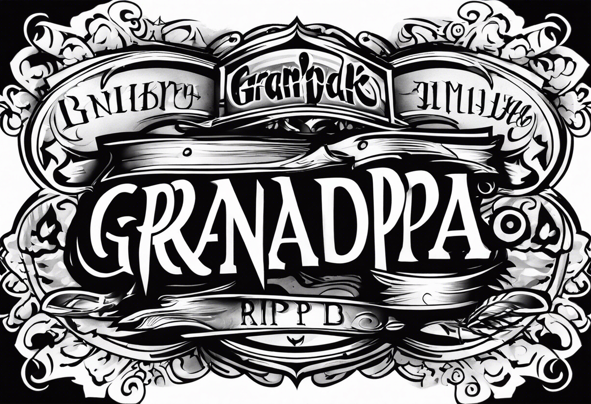 Grandpa Tattoo Ideas | TattoosAI
