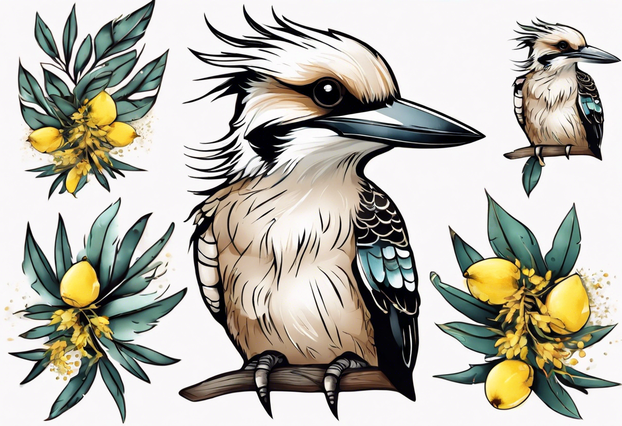 Kookaburra Tattoo Ideas | TattoosAI