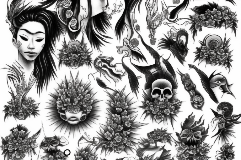 Amidamaru Tattoo Ideas | TattoosAI Amidamaru Tattoo Ideas | TattoosAI