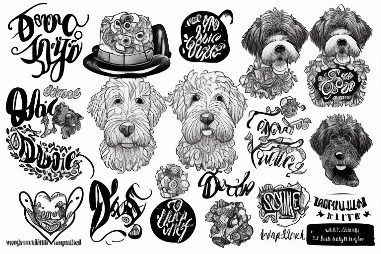 Labradoodle Tattoo Ideas | TattoosAI