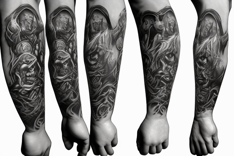 Lich Tattoo Ideas | TattoosAI