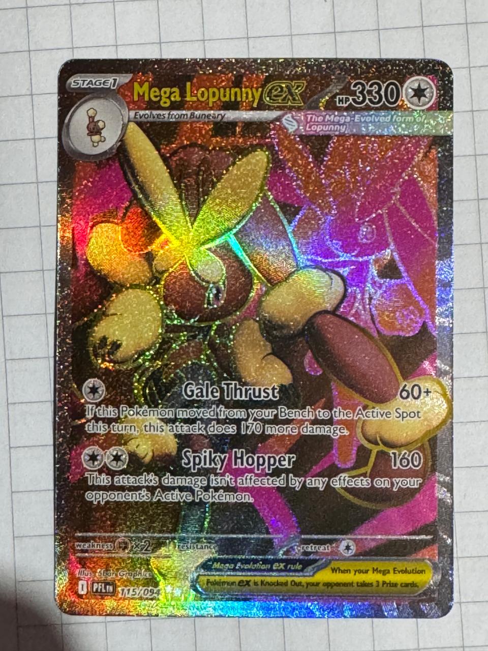 Mega Lopunny ex - 115/094 - TCGmatch Chile