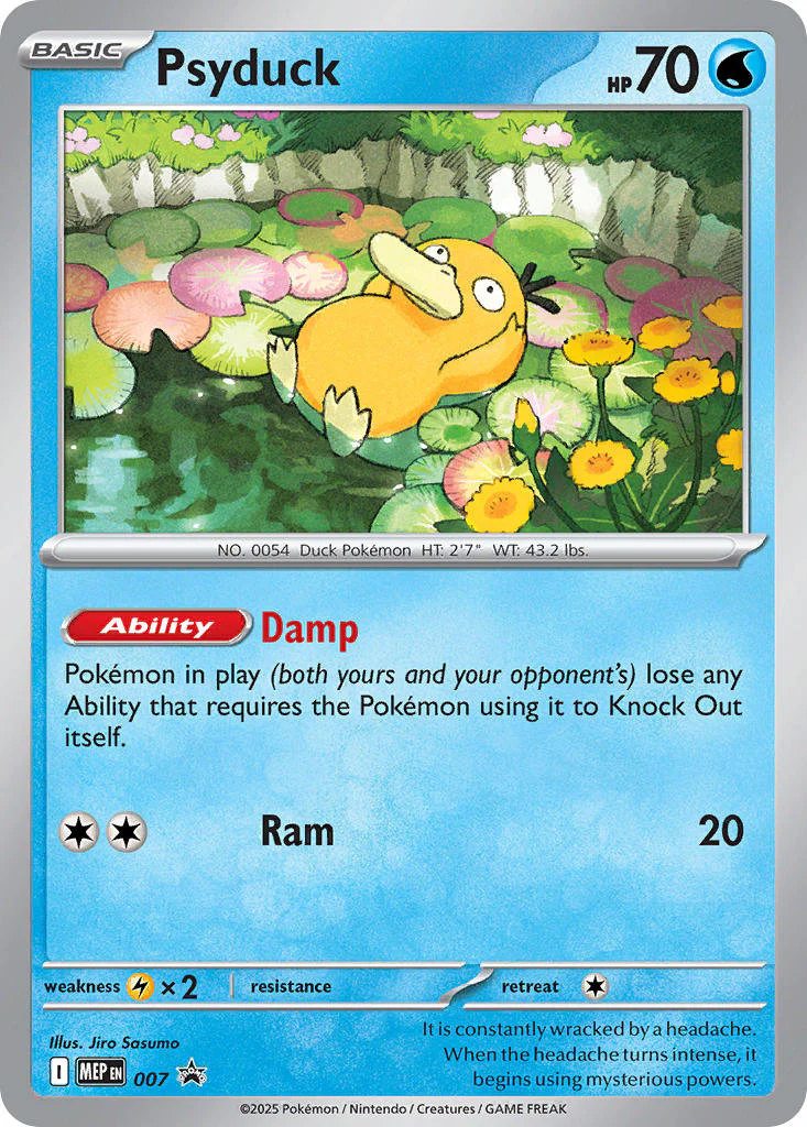 Psyduck Promo - 007 - Mega Evolutions Promos Inglés - Promo - TCGmatch ...