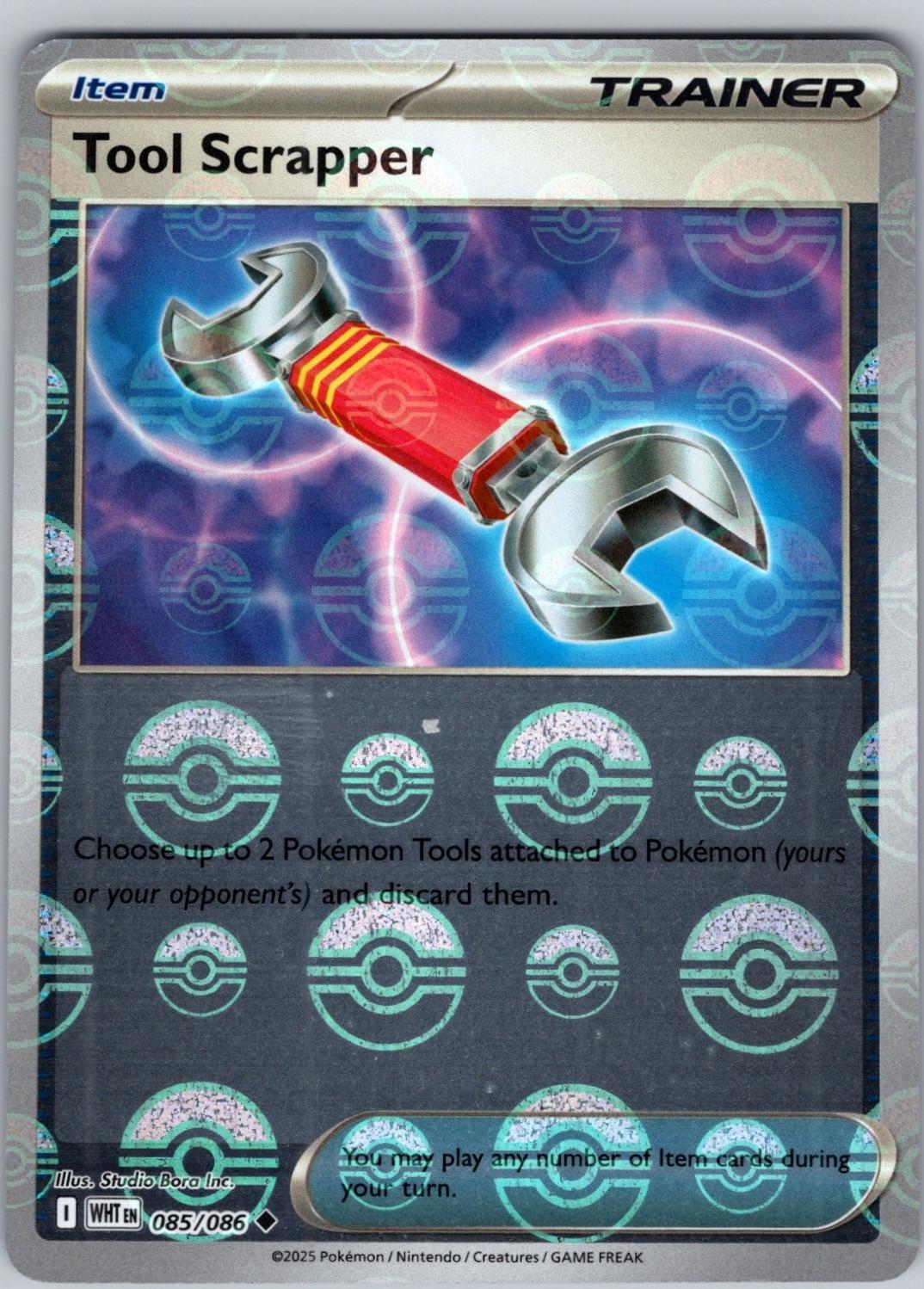 Tool Scrapper (Poke Ball Pattern) 085 - SV White Flare - Holofoil ...