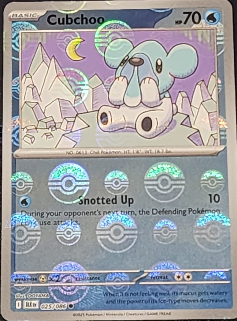 Cubchoo (Poke Ball Pattern) - TcgMatch Chile