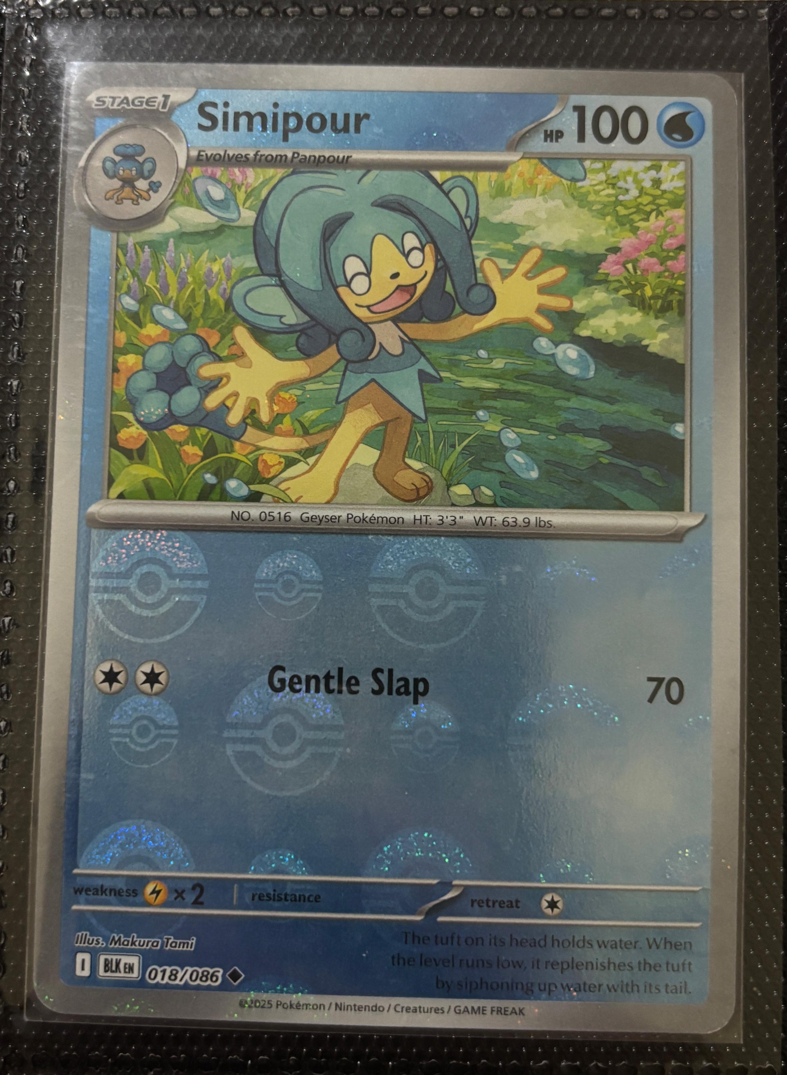 Simipour 018/086 Poke Ball Inglés - TcgMatch Chile