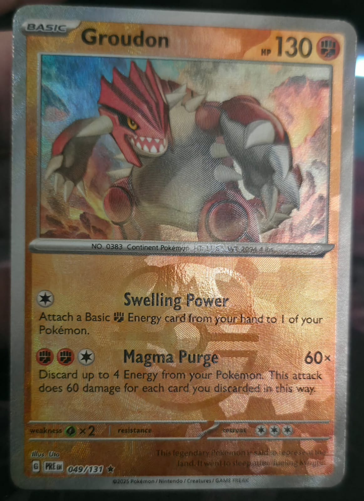 Groudon 049/131 Master Ball Holo Raro - TcgMatch Chile