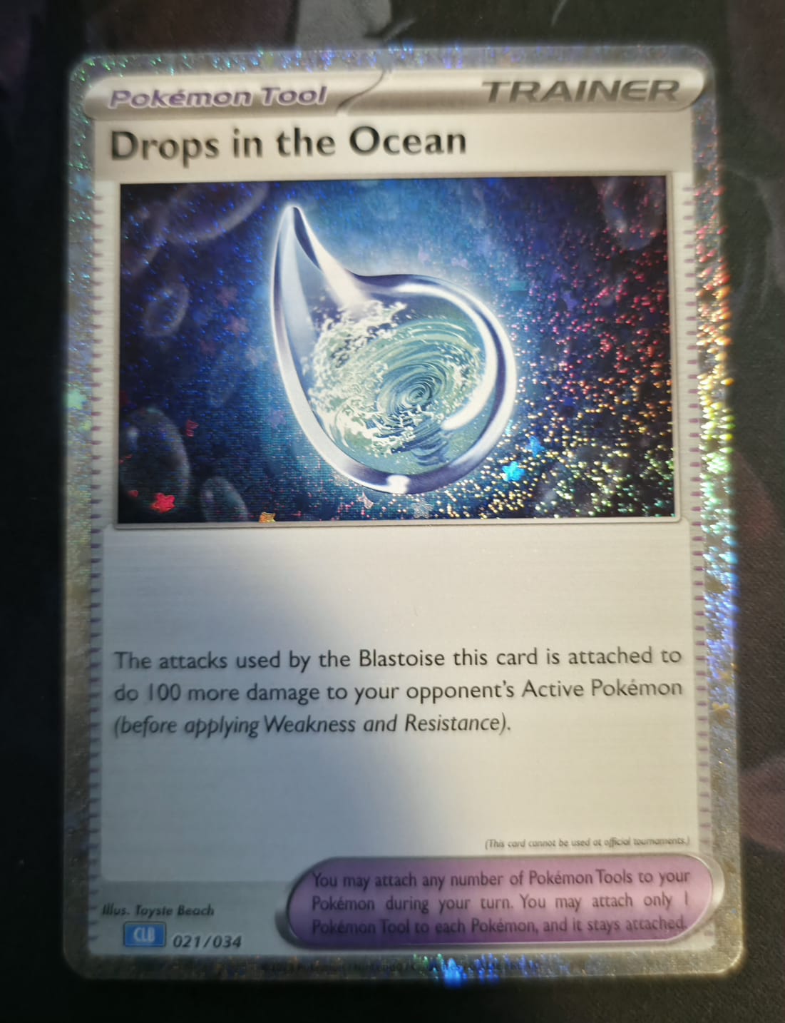 Drops In The Ocean [Cosmos Holo] #21 Pokemon TCG Classic: Blastoise ...