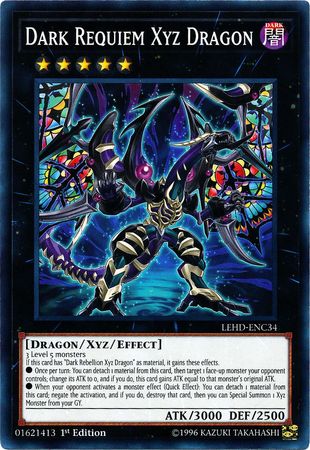 LEHD-ENC34 - Dark Requiem Xyz Dragon - Common 1st Edition - El primer ...