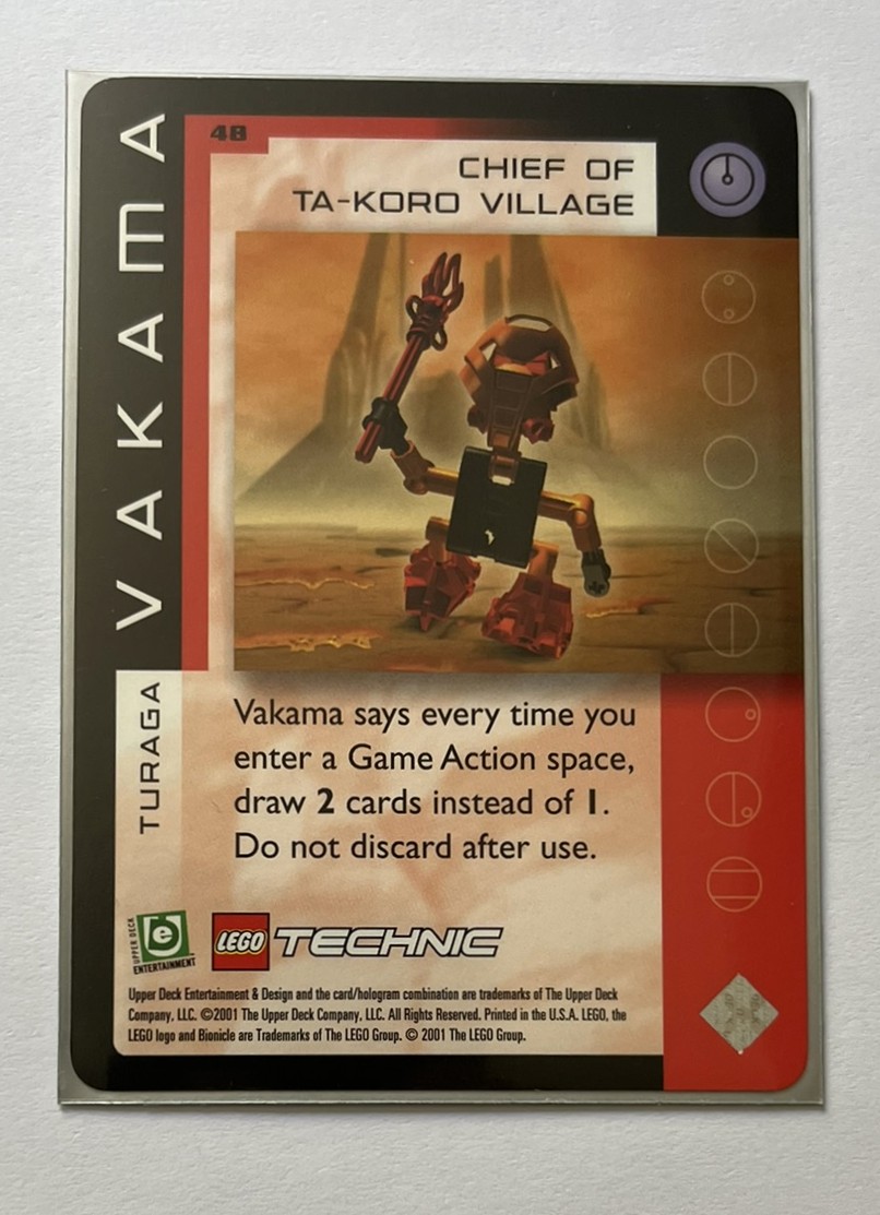 Lego Bionicle TCG Vakama Chief of Ta-koro Village 48 - TCGmatch Chile
