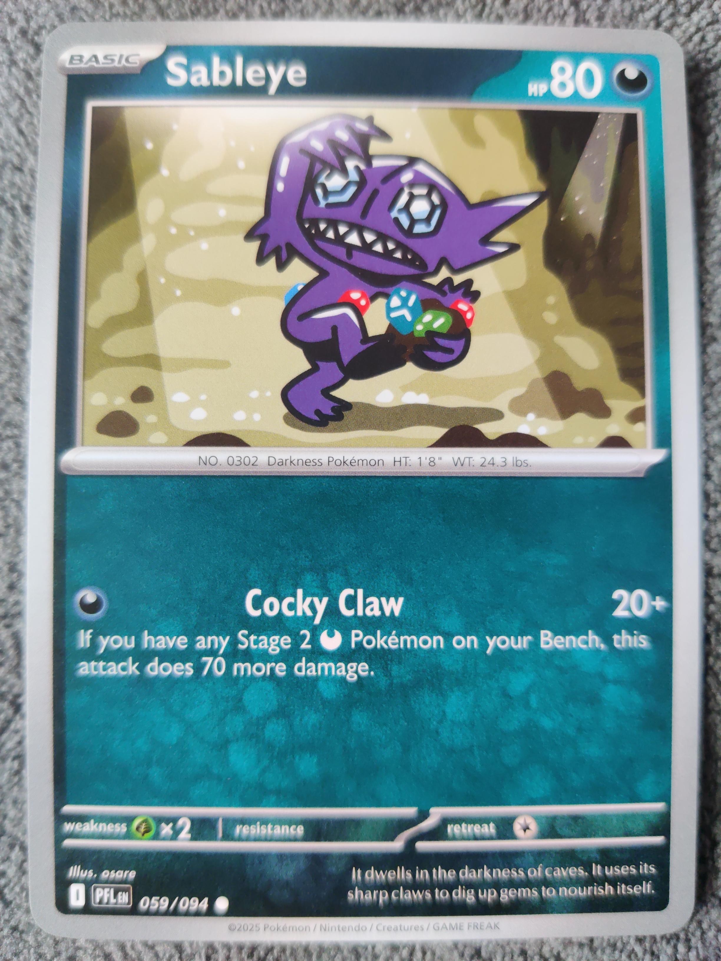 Sableye 059/094 - TCGmatch Chile