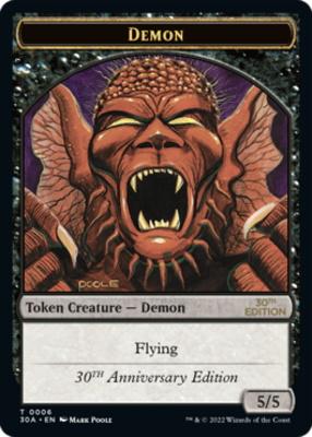 Magic 30th Anniversary Edition: Demon Token - TcgMatch Chile