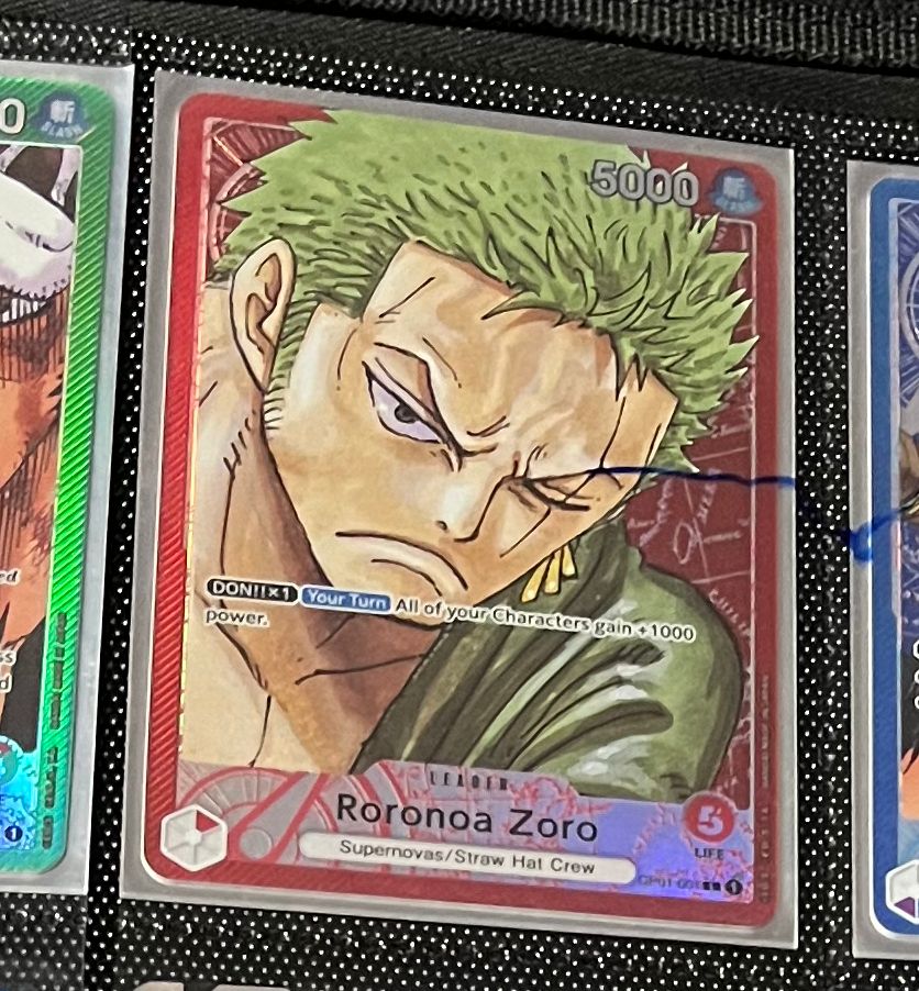 Roronoa Zoro (001) (Parallel) - Romance Dawn (OP01) - TcgMatch Chile