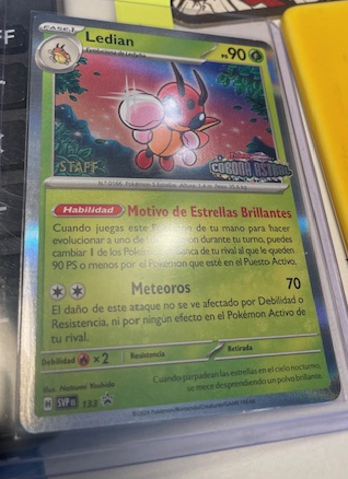 Ledian - 133 (Prerelease) [Staff] - SV: Scarlet & Violet Promo Cards ...