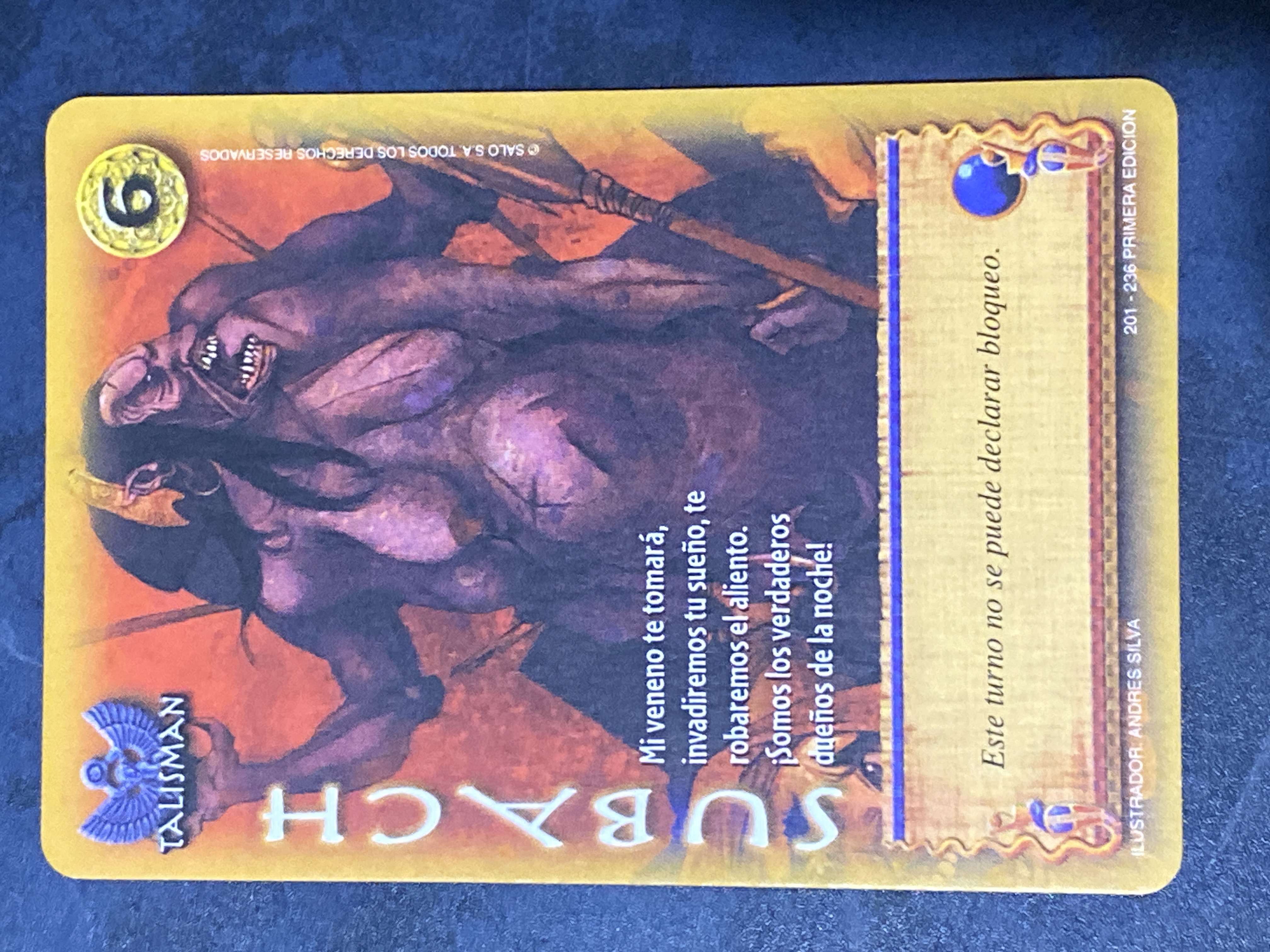 201/236 Subach - Mitos Y Leyendas - Dominio De Ra - TCGmatch Chile