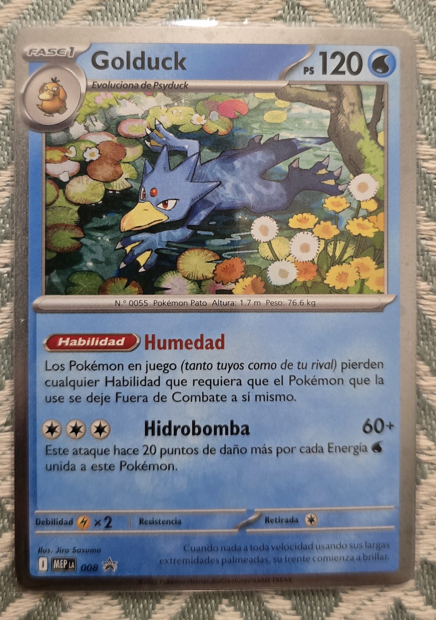 Golduck 008 Mega Evolutions Black Star Promo Cosmos Holo Pokemon #008 ...