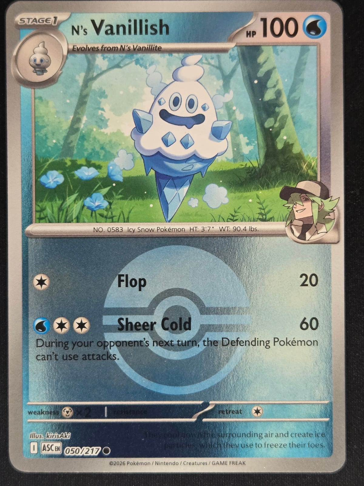 N's Vanillish (Pokéball pattern) - TCGmatch Chile