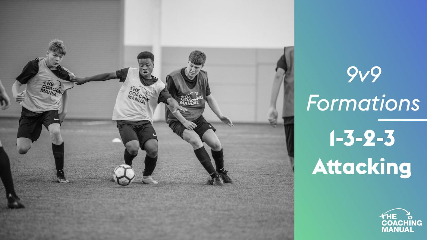 9v9 Formations: 1-3-2-3 Formation Attacking Phase - The Coaching Manual