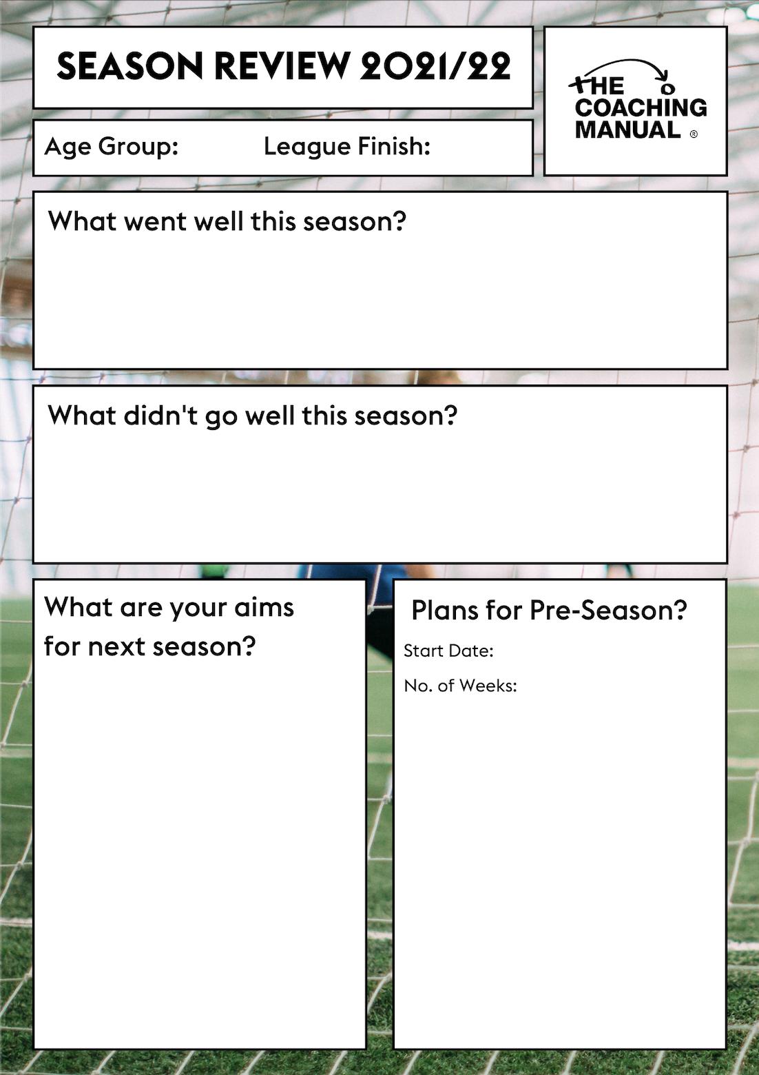 Season Review Infographic - The Coaching Manual