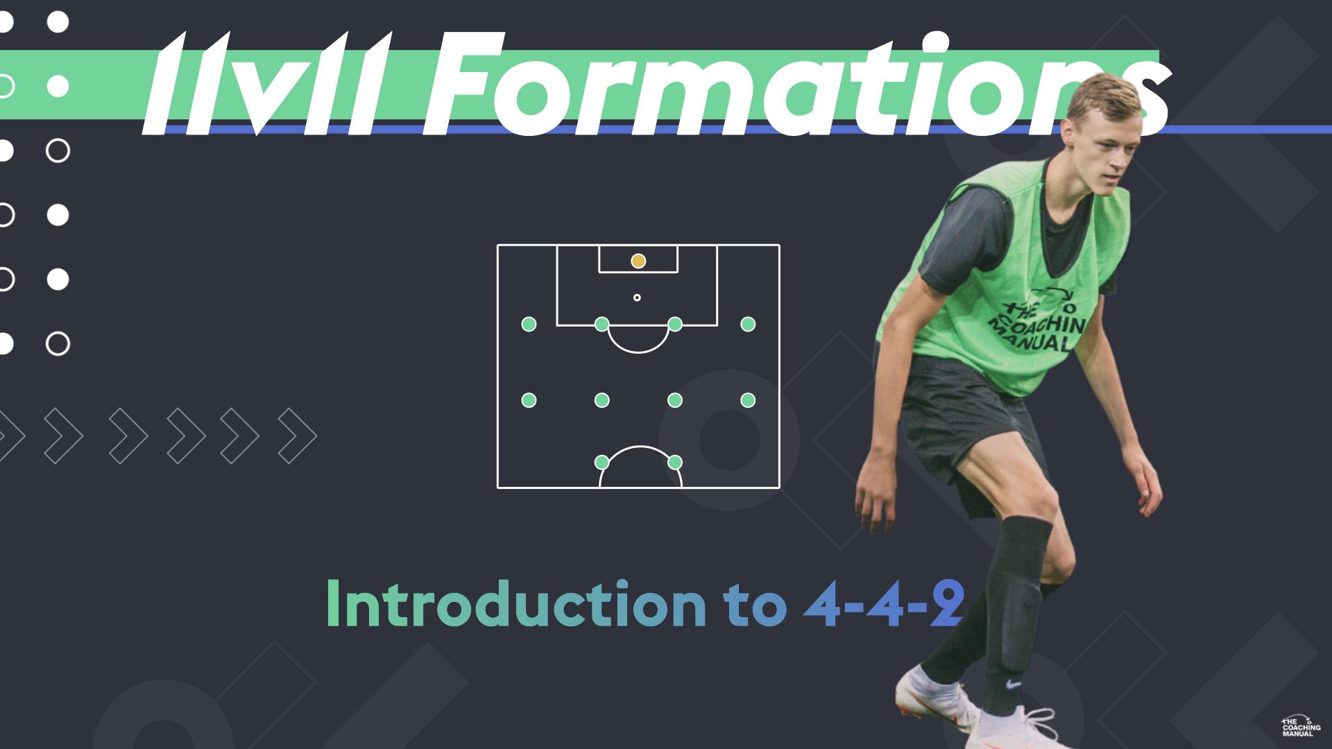 11v11 Formations: Introduction to the 4-4-2 - The Coaching Manual