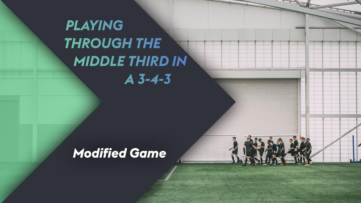 Using Width In The Middle Third In A 3-4-3 Formation - The Coaching Manual