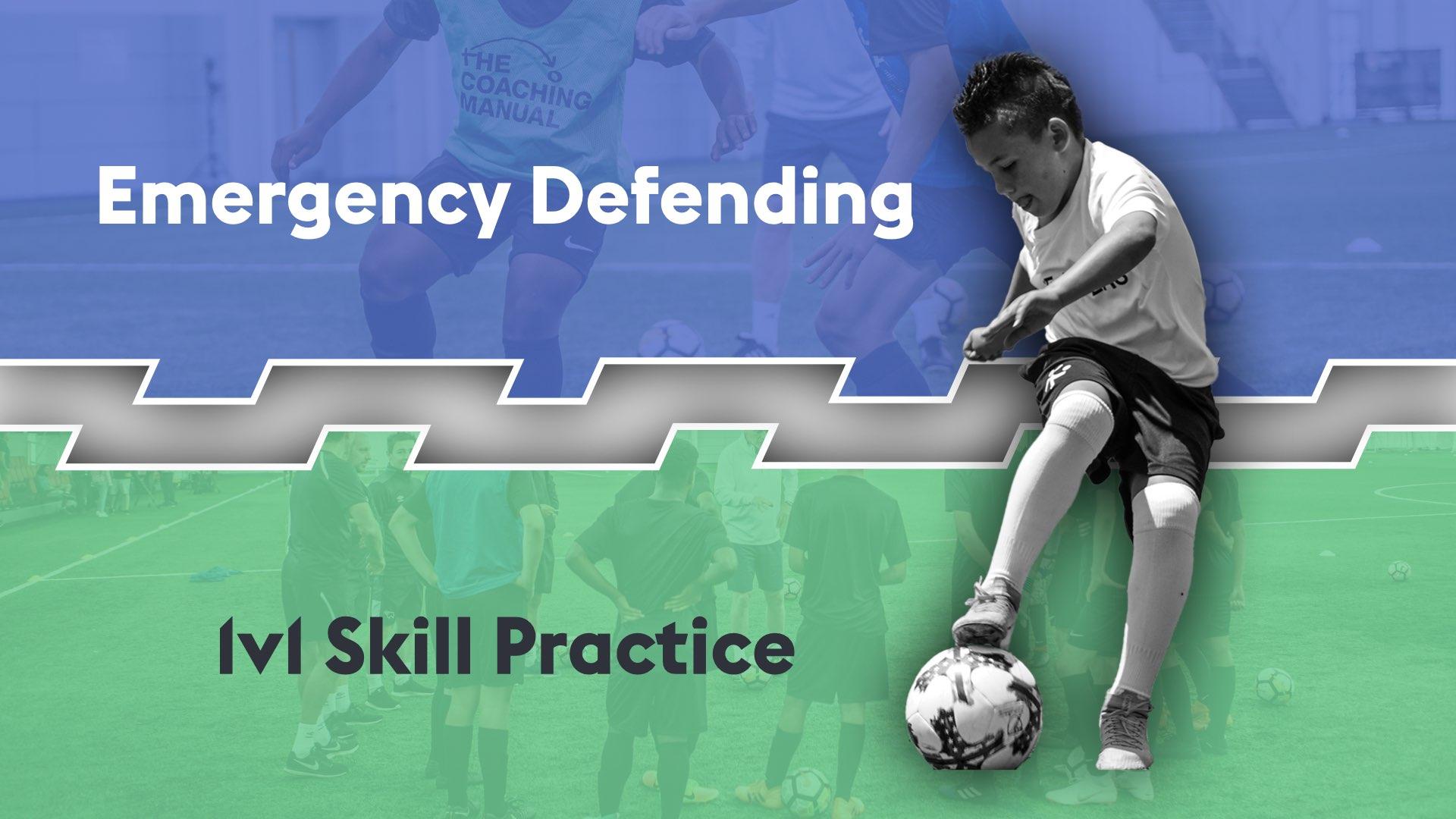 Defending In Small Numbers Conditioned Game - The Coaching Manual