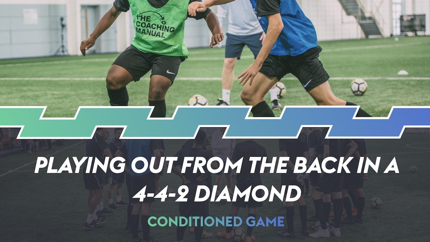 Playing Out from the Back in a 4-4-2 Diamond Formation - The Coaching Manual