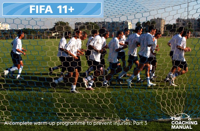 FIFA 11+ Warm Up: Part 3 - Running Exercises - The Coaching Manual