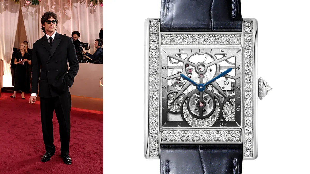 Jacob Elordi – Cartier Privé Tank Normale Skeleton