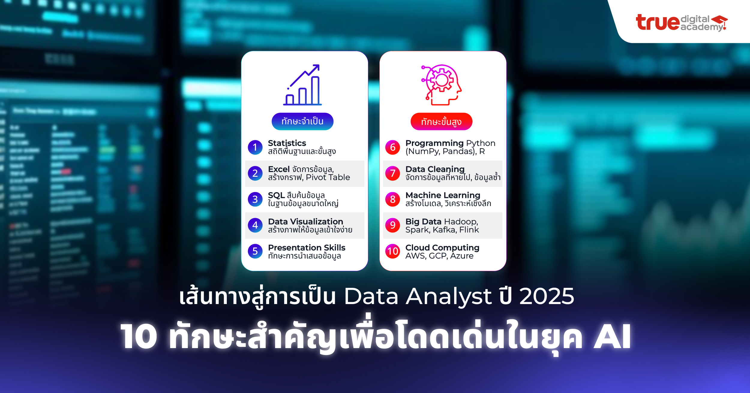 “Data Governance” ทักษะรากฐานสำคัญในงาน Data Analytics - True Digital Academy