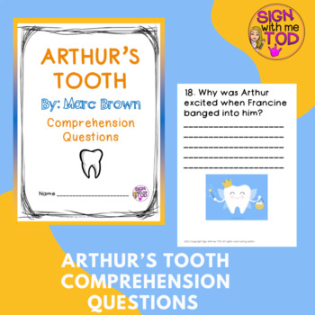 Arthur's Tooth - Reading Comprehension Questions | TeachShare