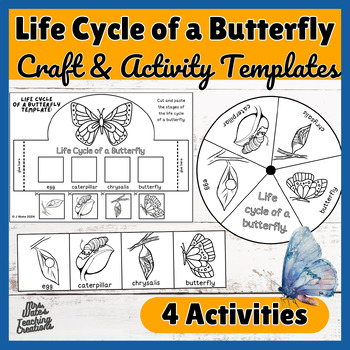 Butterfly Life Cycle Activity Pack & Interactive Spring Science ...