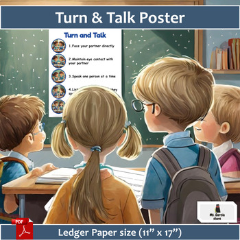 Turn & Talk - Visual Communication Guidelines Poster | TeachShare
