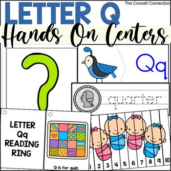 Letter Q Hands On Centers for Letter Recognition and Beginning Sounds ...