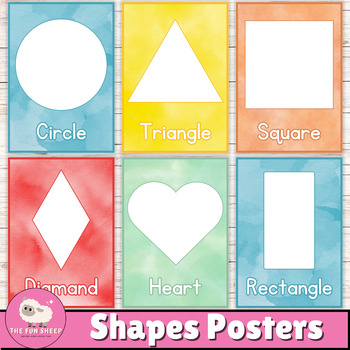 Shapes Posters | Classroom Shapes Printable Display 2D Shapes Bulletin ...