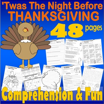 Twas The Night Before Thanksgiving Read Aloud Book Study Companion ...