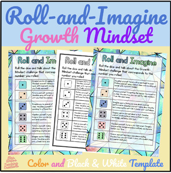 Growth Mindset Roll and Play Interactive Activities & Worksheets ...