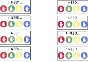 Zones of Regulation Desk/Lanyard Visual | TeachShare