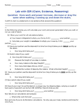 How Powerful Are You Lab with CER | TeachShare