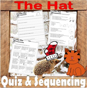 The Hat Jan Brett Winter Reading Quiz Tests Story Sequencing | TeachShare