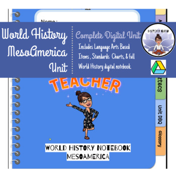 Digital Notebook: Digital MesoAmerica Notebook- Inca, Aztec, & Maya ...