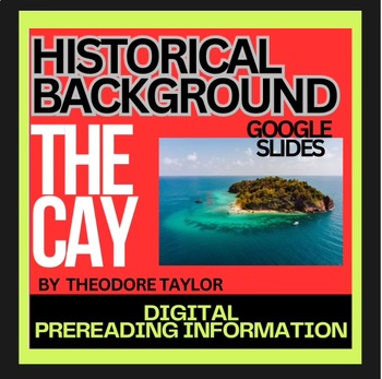 The Cay-Novel by Theodore Taylor-Digital Background Information ...